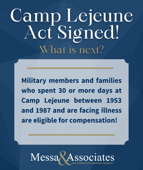 President Biden Signs Camp Lejeune Act! - Philadelphia Personal Injury ...